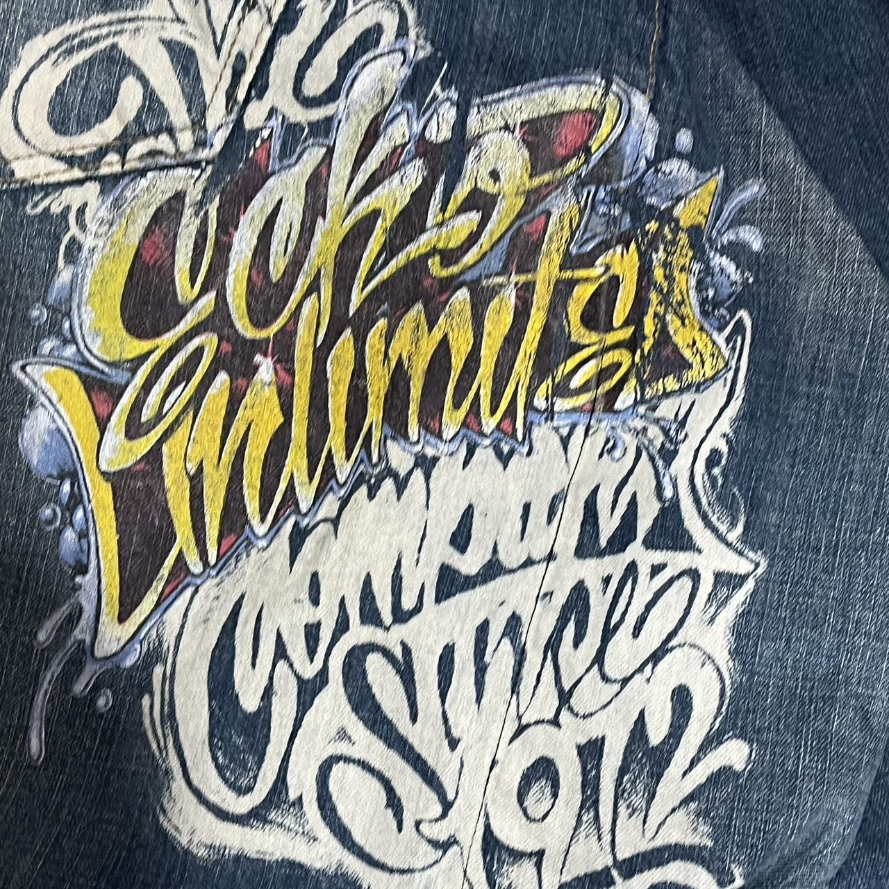 rare ecko 90s jeans only worn once no damage other... - Depop