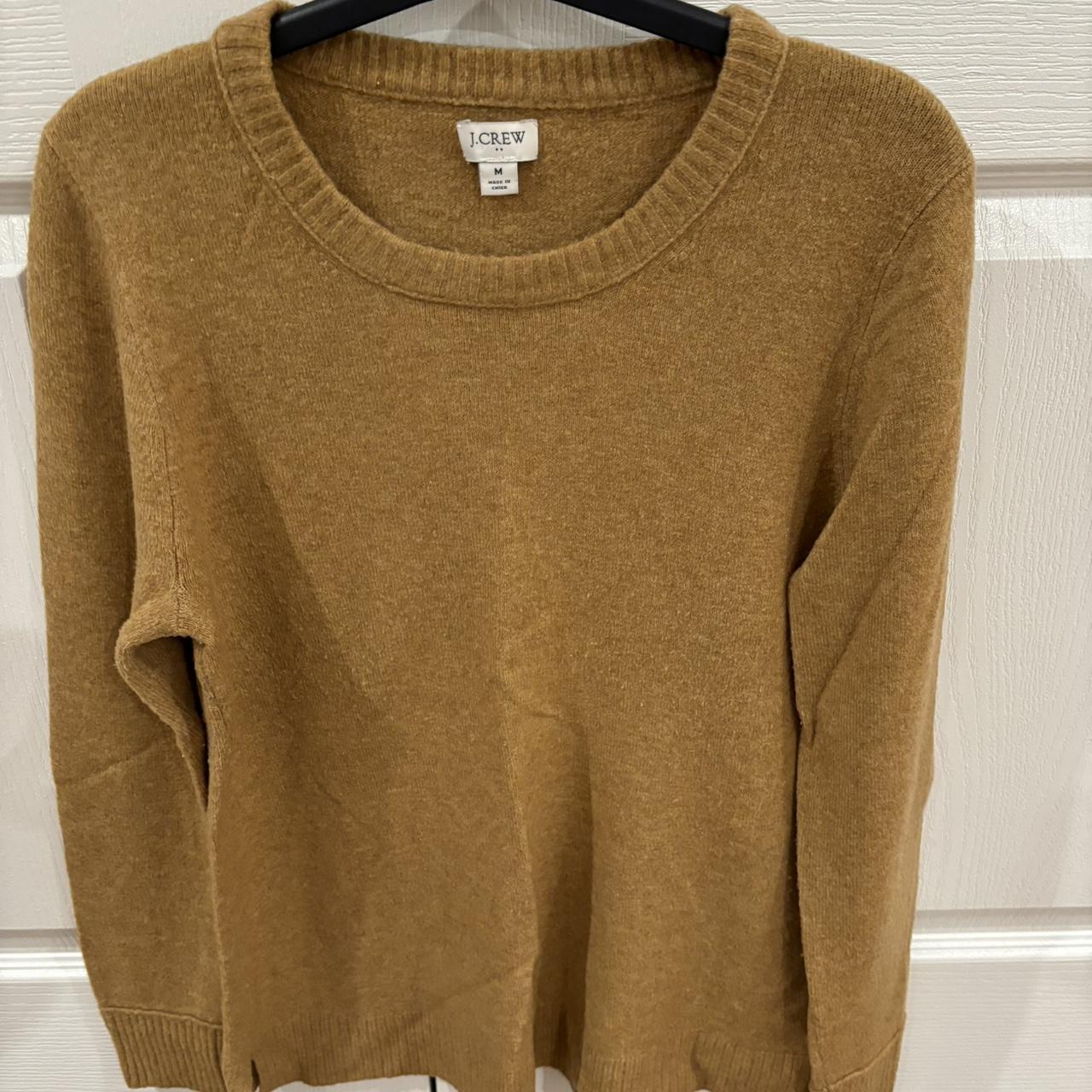 J Crew Sweater - Camel - Depop