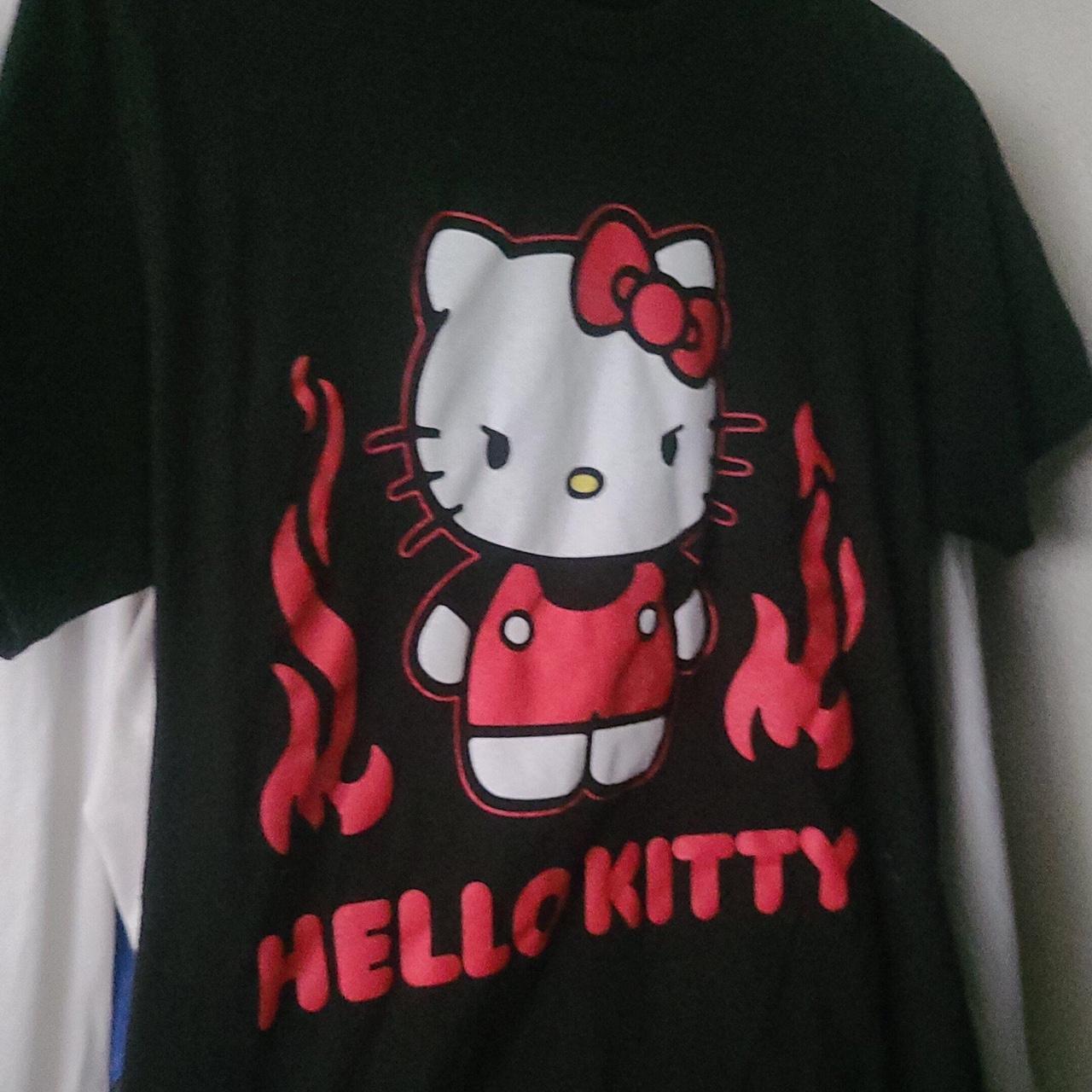 small hello kitty tee shirt worn once #hellokitty... | Depop