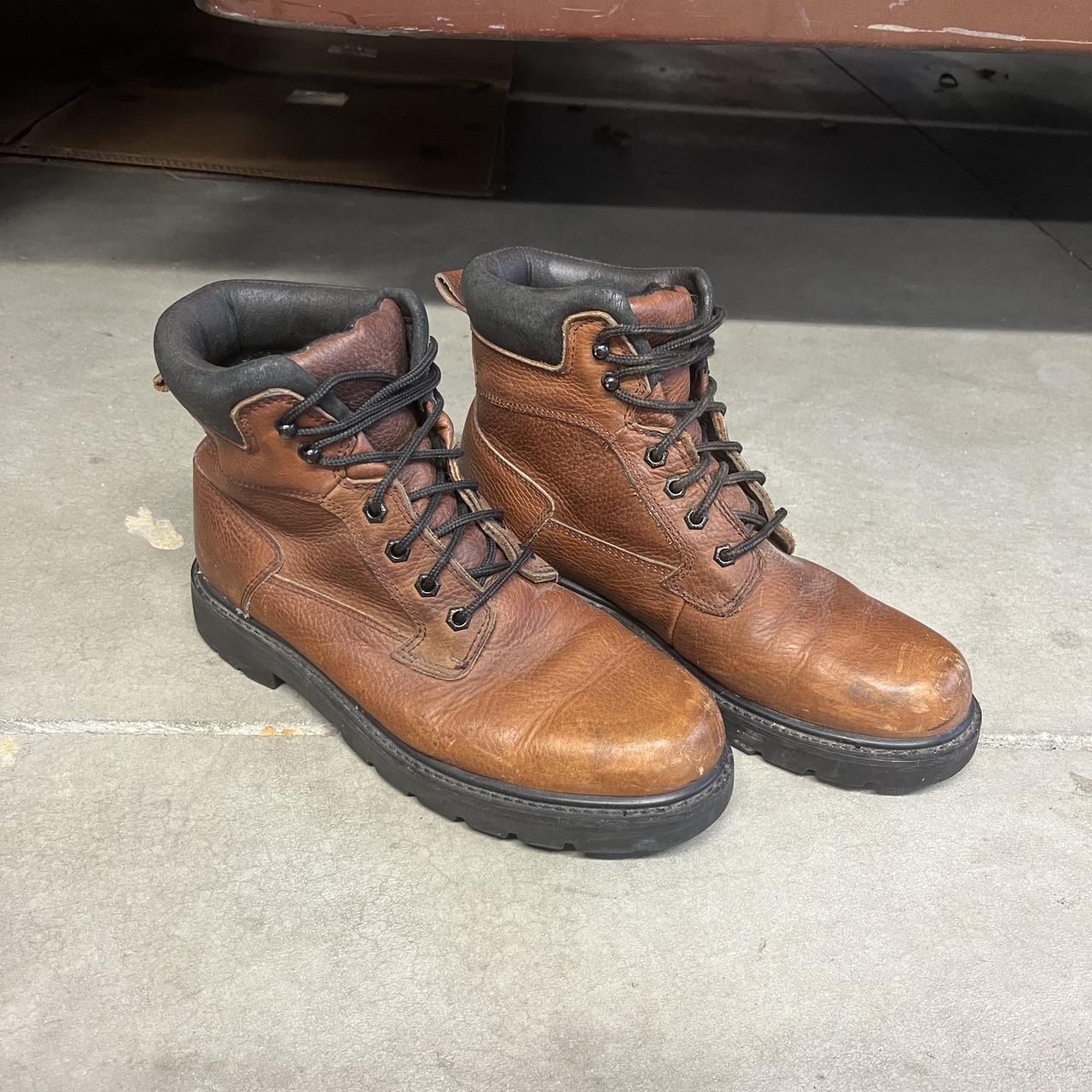 Vintage Roebucks Brown Boots, size 10 - Depop