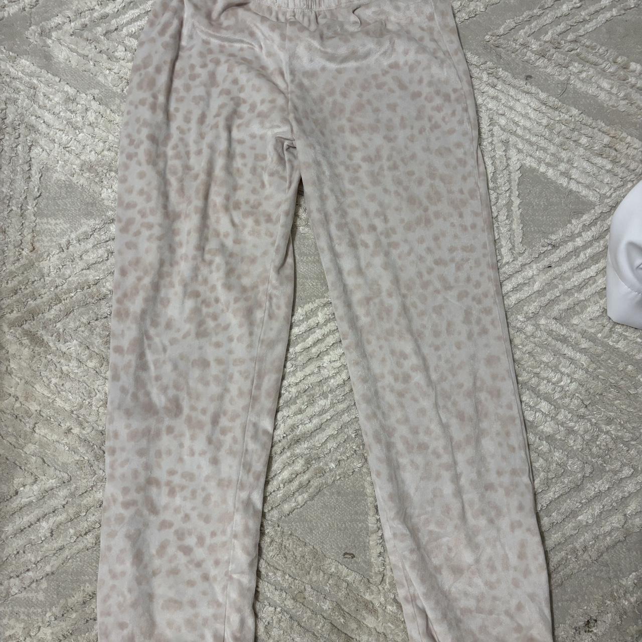 Target pajama pants. These pants are a cute leopard... | Depop