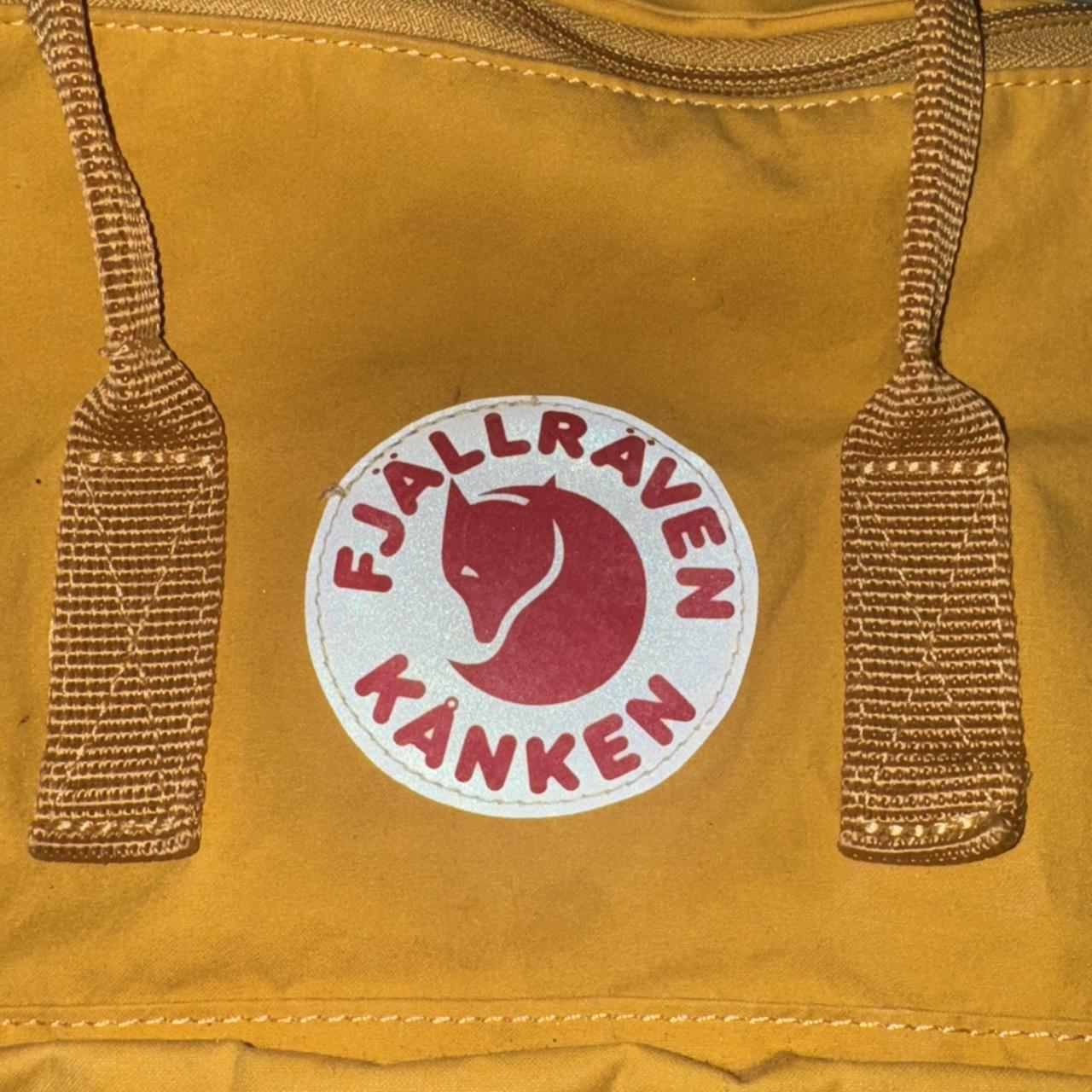 Yellow Fjällräven Kanken backpack #kidcore - Depop