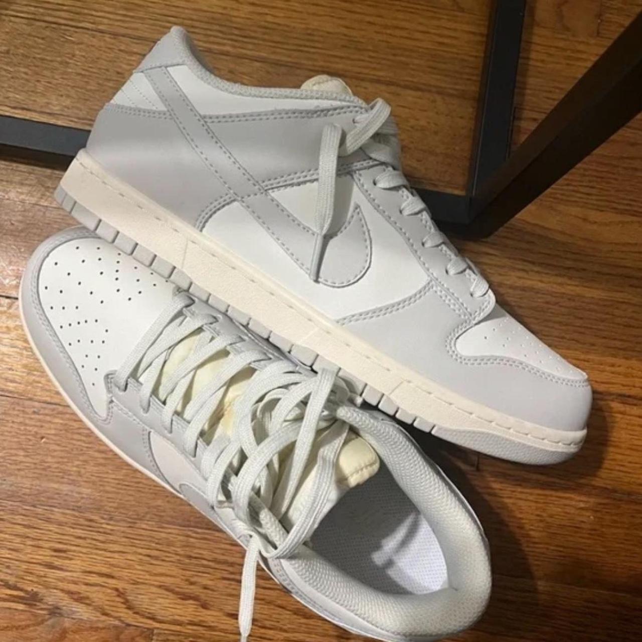 Nike Dunk Low Light Bone Size 10 Fits a... - Depop