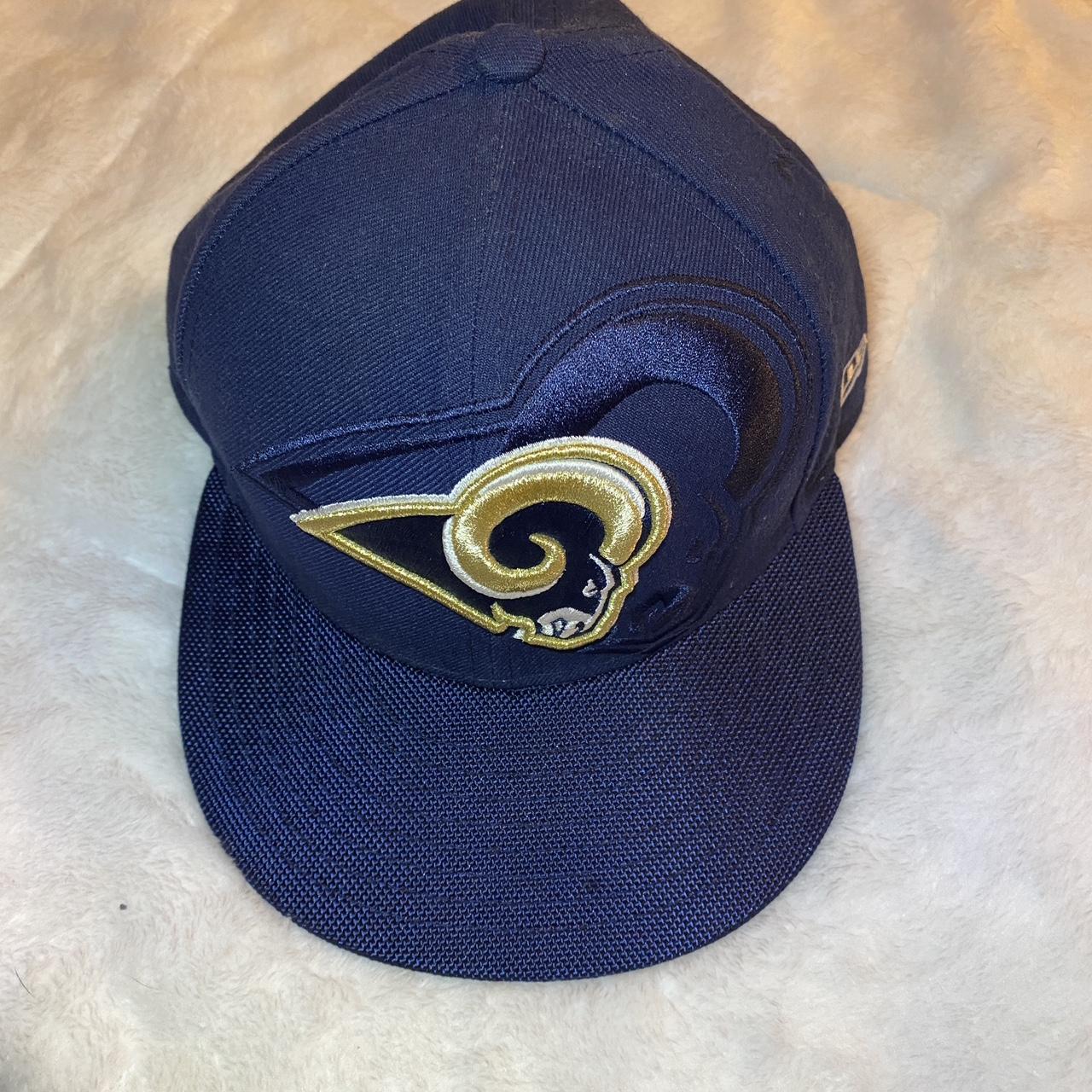 Los Angeles Rams Baseball Hat. New Era size 7 1/8.... - Depop