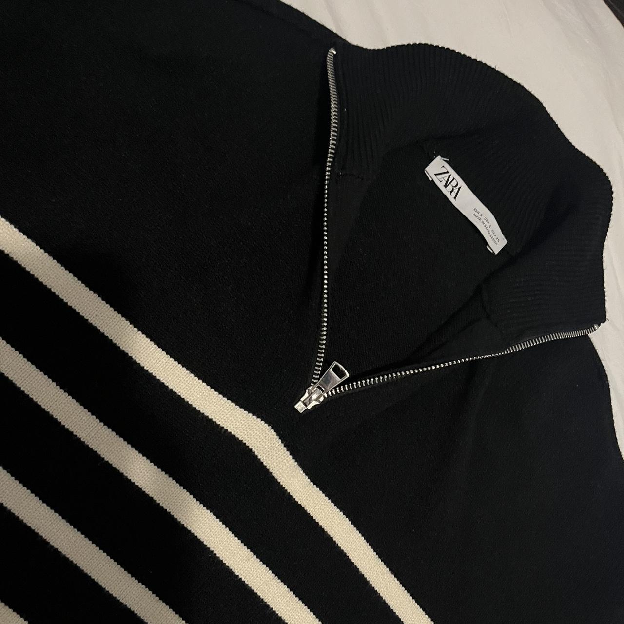 Zara knit half zip sweater / cardigan. Size S can... - Depop