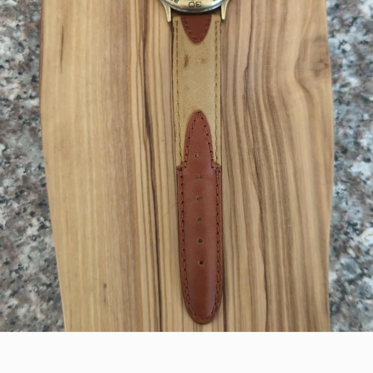 Bubba Gump Shrimp Vintage Watch Brown Leather... - Depop