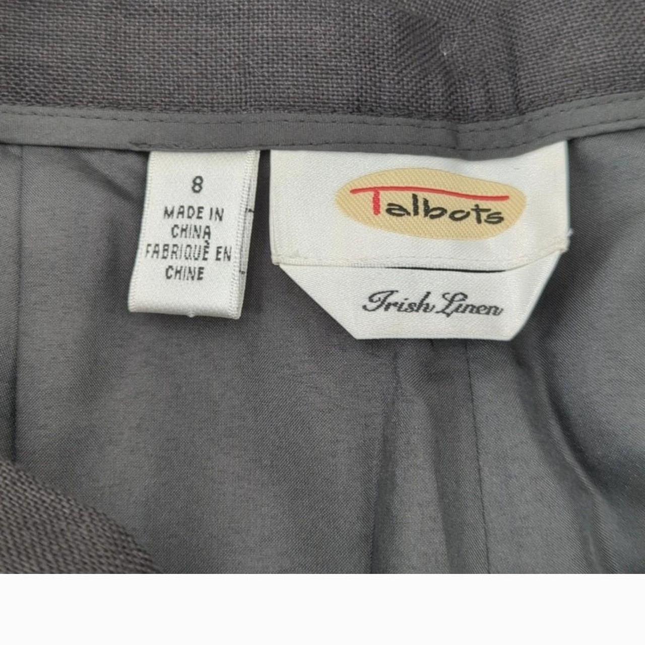 Talbots Irish Linen Fruit Embroidered Cropped Capri... - Depop