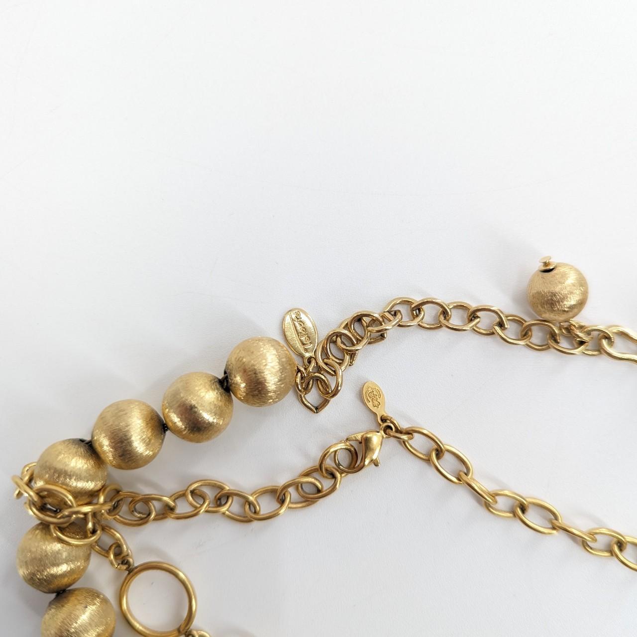 Talbots and Premier Designs Signed Gold Tone Beaded... - Depop