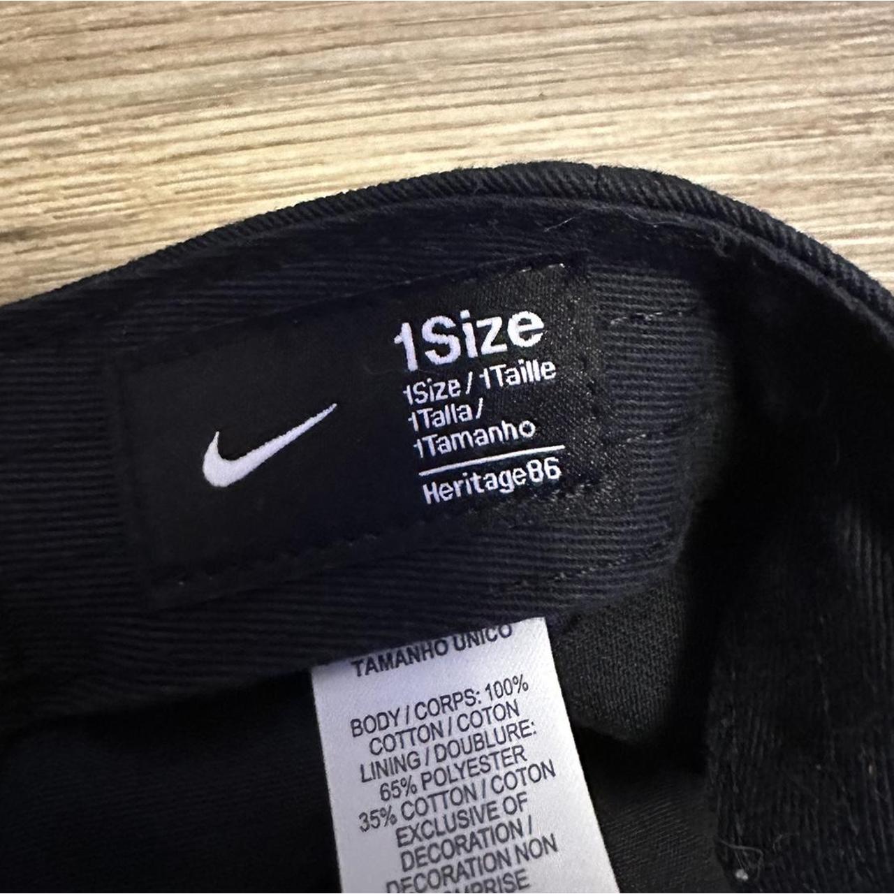 Nike Black Baseball Cap Size - Women’s One... - Depop