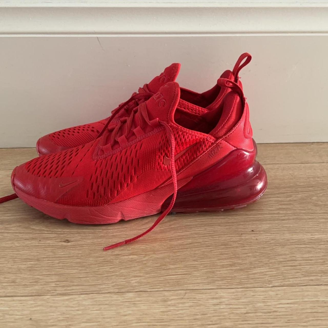 Red Nike 270 sneakers - Depop