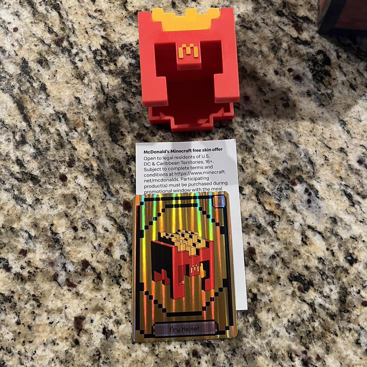 working/unused code mcdonald’s minecraft meal toy... | Depop