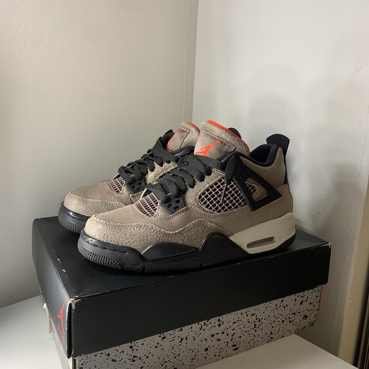 Taupe Haze Air Jordan 4 (YOUTH) Size: 4Y (USED) - Depop