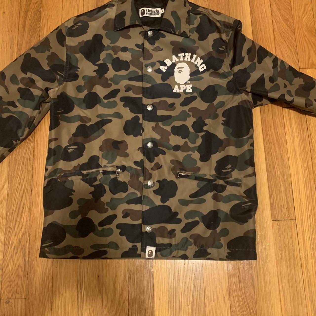 Bape College Logo Coach Jacket🧥Wore it couple of... - Depop