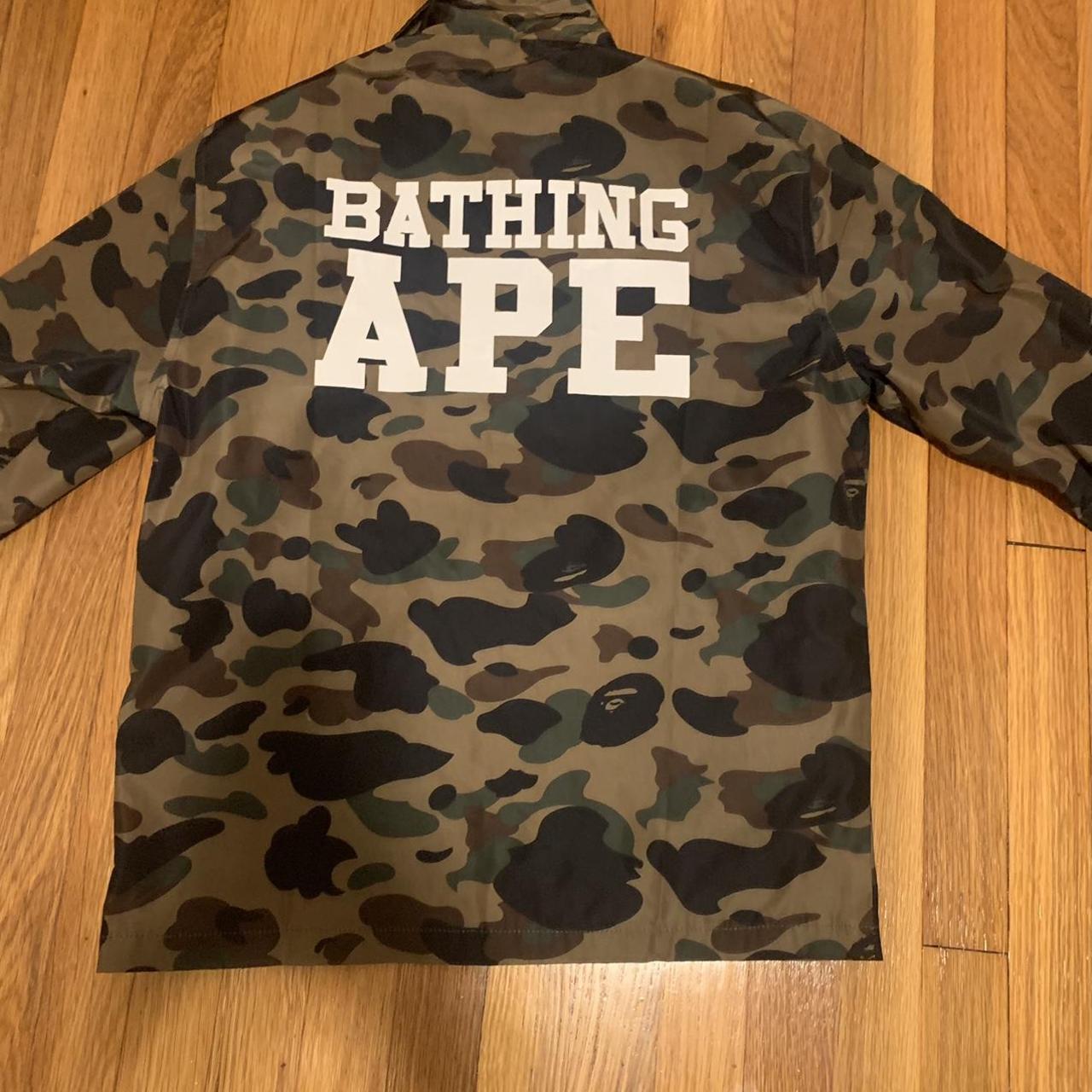 Bape College Logo Coach Jacket🧥Wore it couple of... - Depop