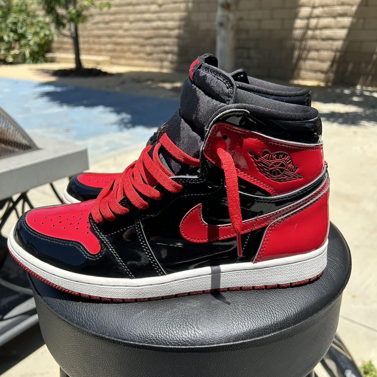 - JORDAN 1 PATENT BRED - WILL ACCEPT THE FIRST REAL... - Depop