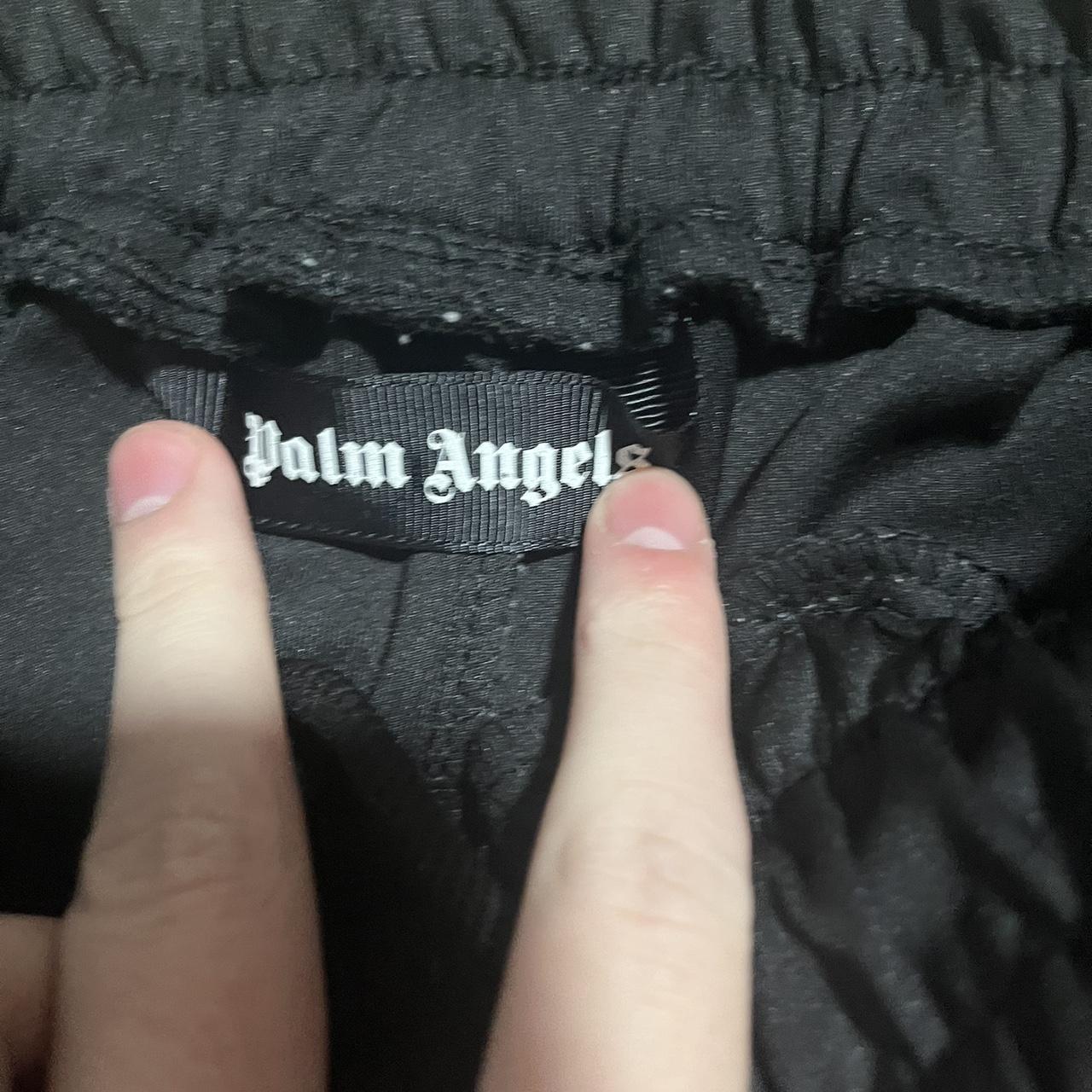 palm angles track pants black size M dm for... - Depop