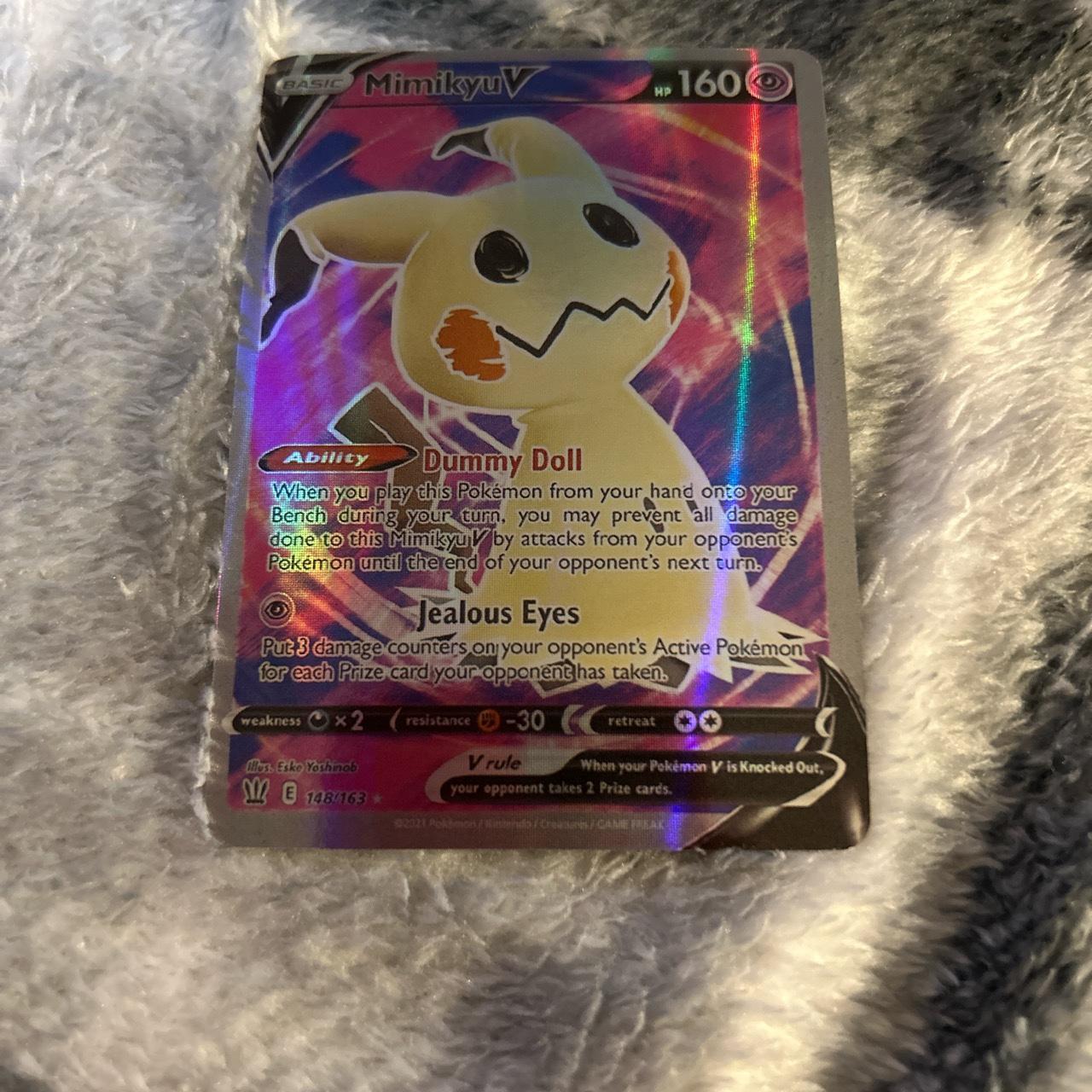 Mimikyu Pokémon card - Depop