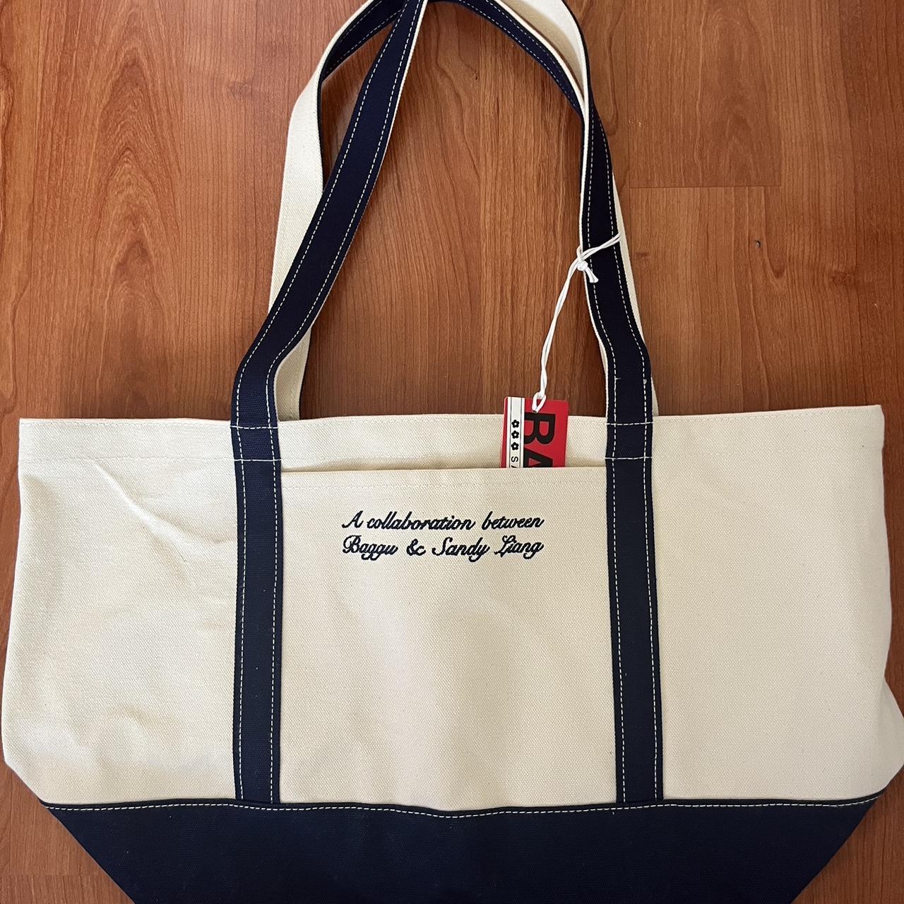 Sandy Liang x BAGGU medium tote bag new with tags... - Depop