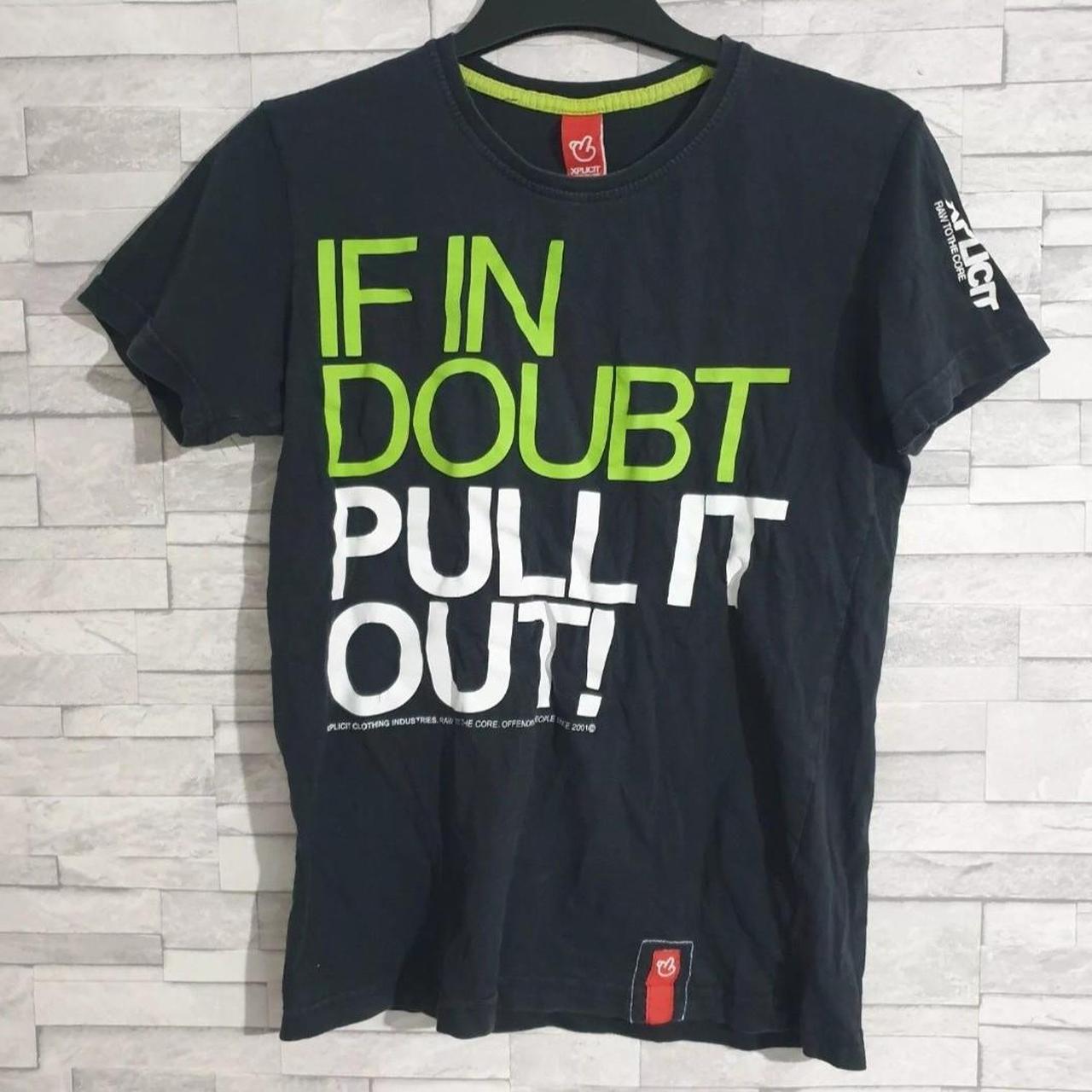 Mens Xplicit T Shirt Top Black Small Good used... | Depop