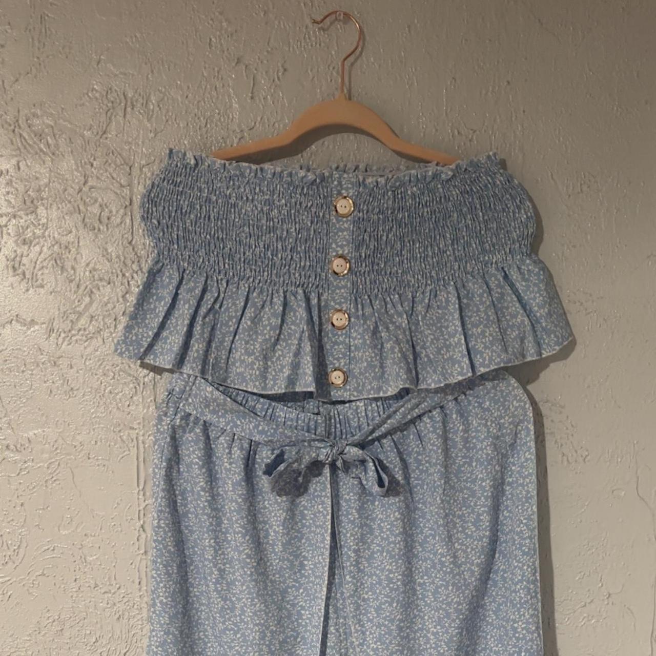 Shien set, large, blue, only worn once - Depop