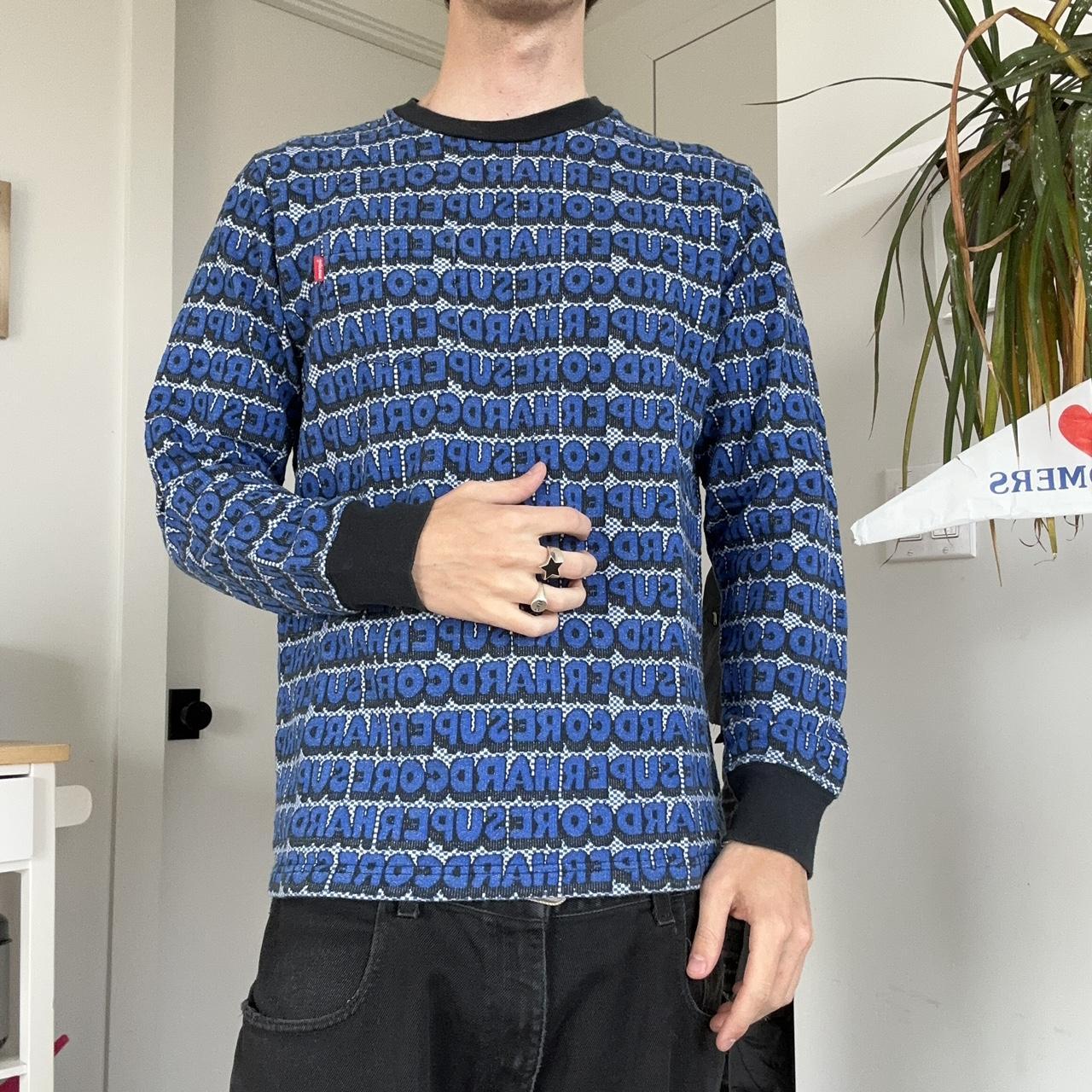 Rare Supreme SS17 Jacquard Super Hardcore AOP All... - Depop