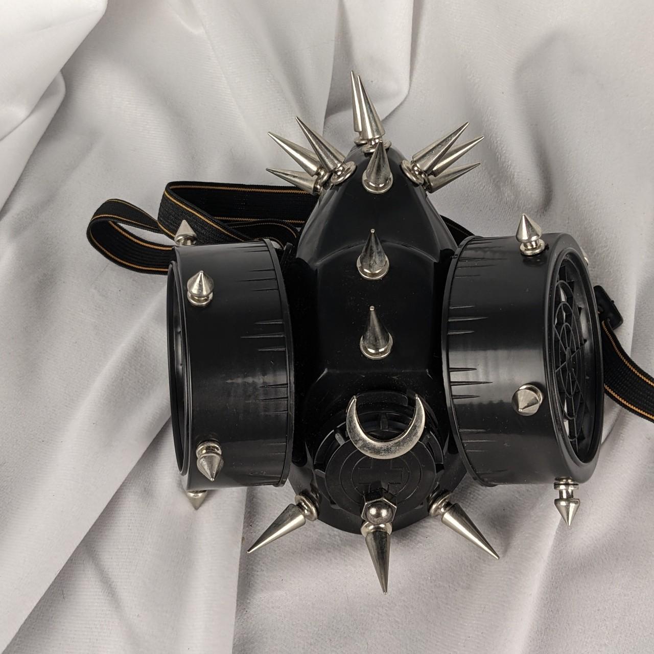 Spiked gas mask, functional dust filters. Good for... - Depop