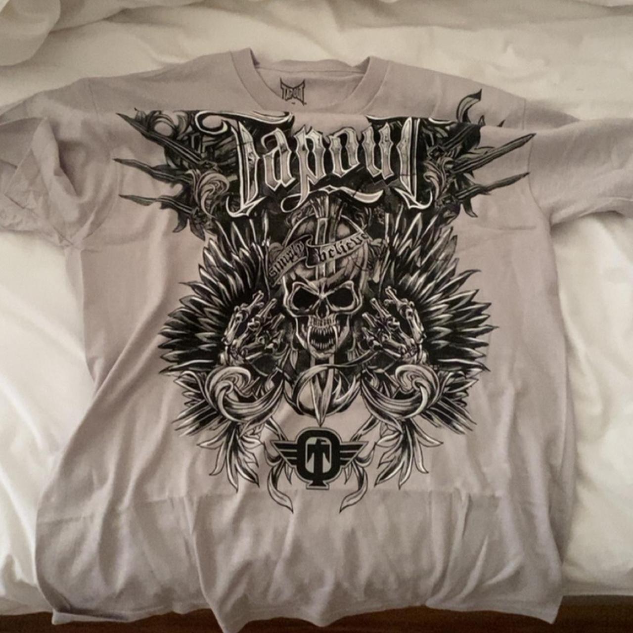 Vintage tap out mma shirt size medium Very good... - Depop