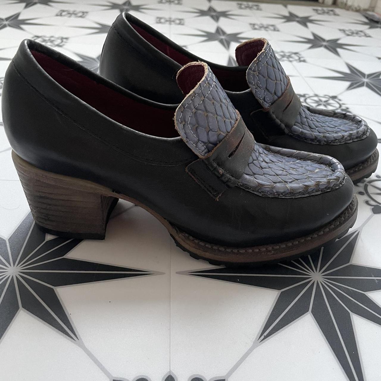 Freebird chunky heel loafers - Depop