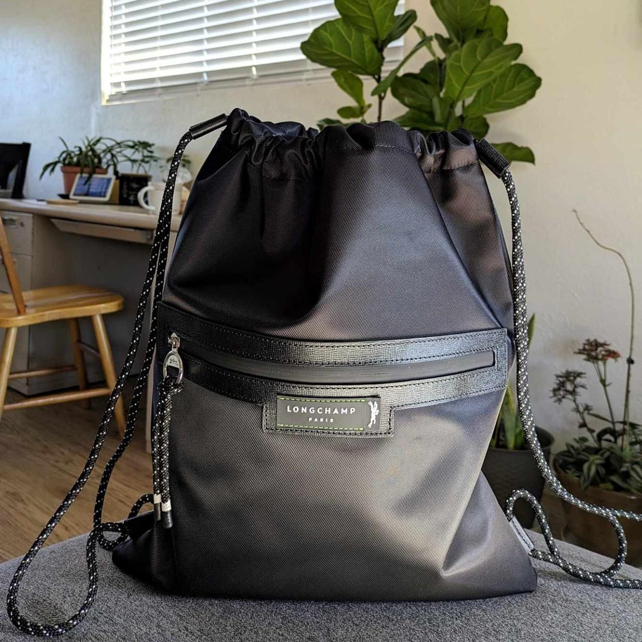 Longchamp drawstring knapsack - Depop