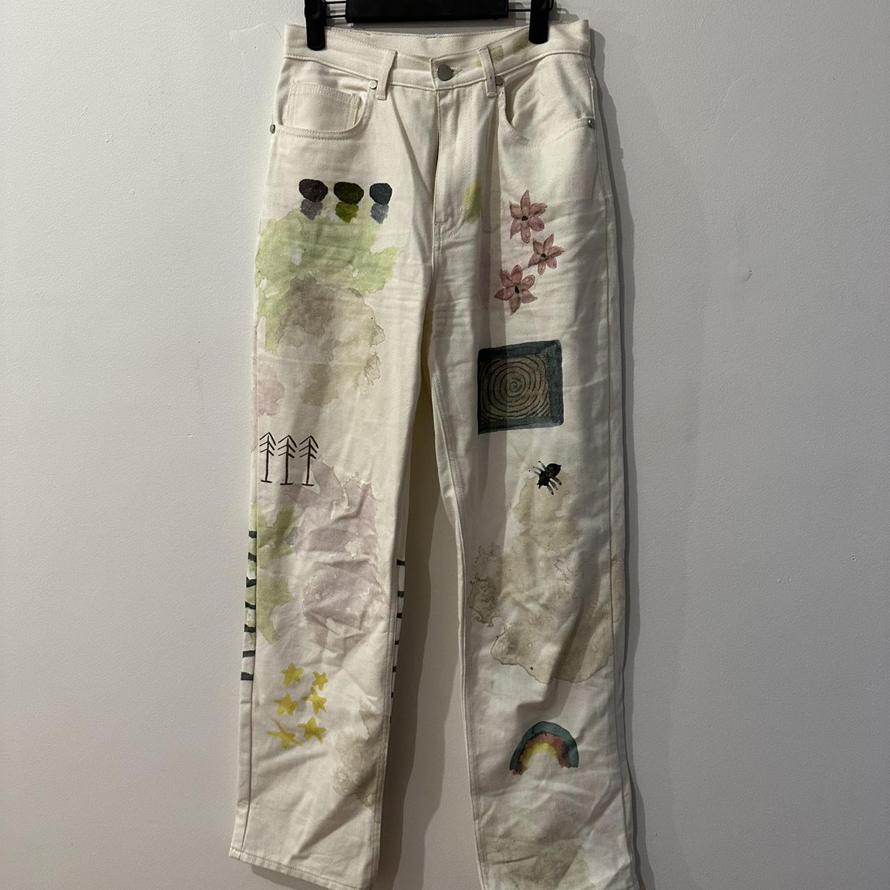 By Mcq (Alexander McQueens brand) doodle jeans.... - Depop