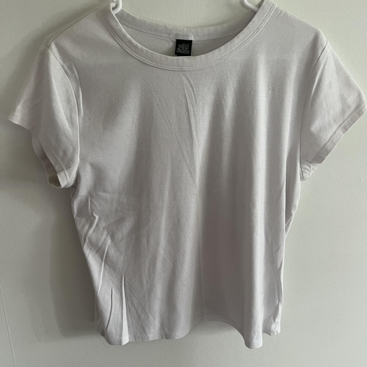 Wild Fable White Tee Size Xxl Fits Like A Depop