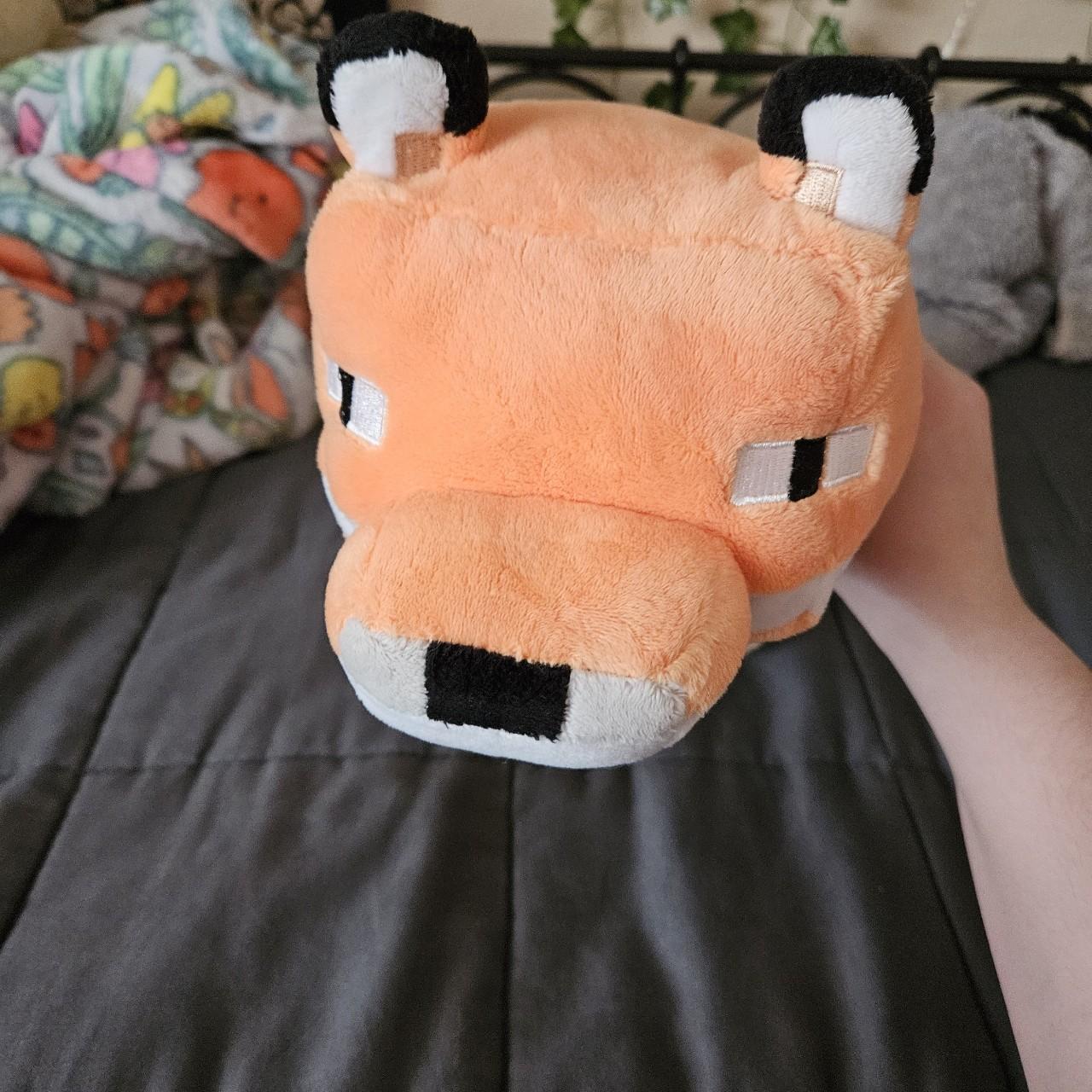 minecraft fox plush Stuffed Animal named Shawn - Depop