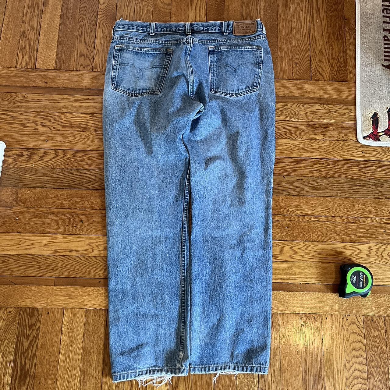 Vintage Distressed Polo Ralph Lauren Jeans - Depop