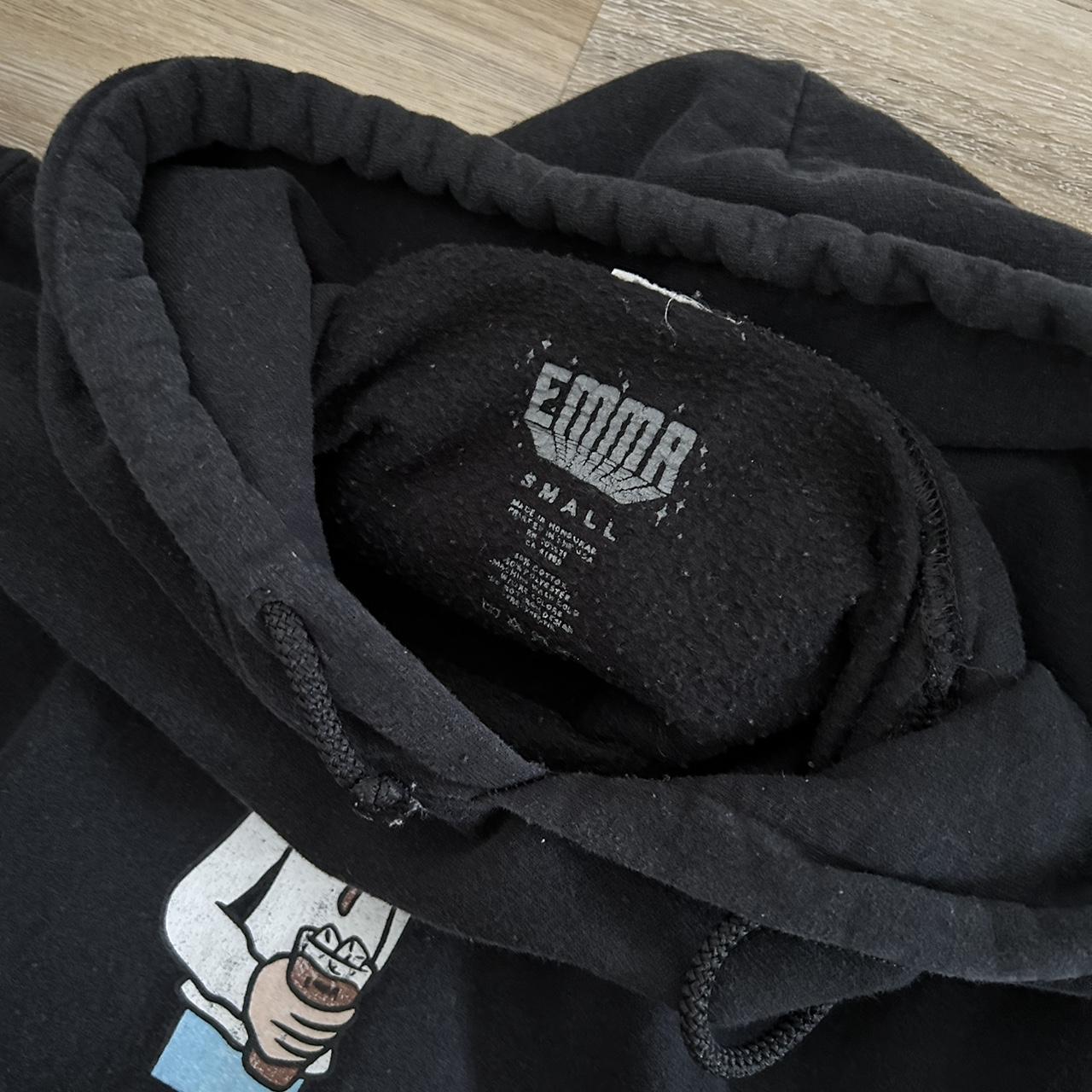 emma chamberlain s black coffee hoodie -worn - Depop