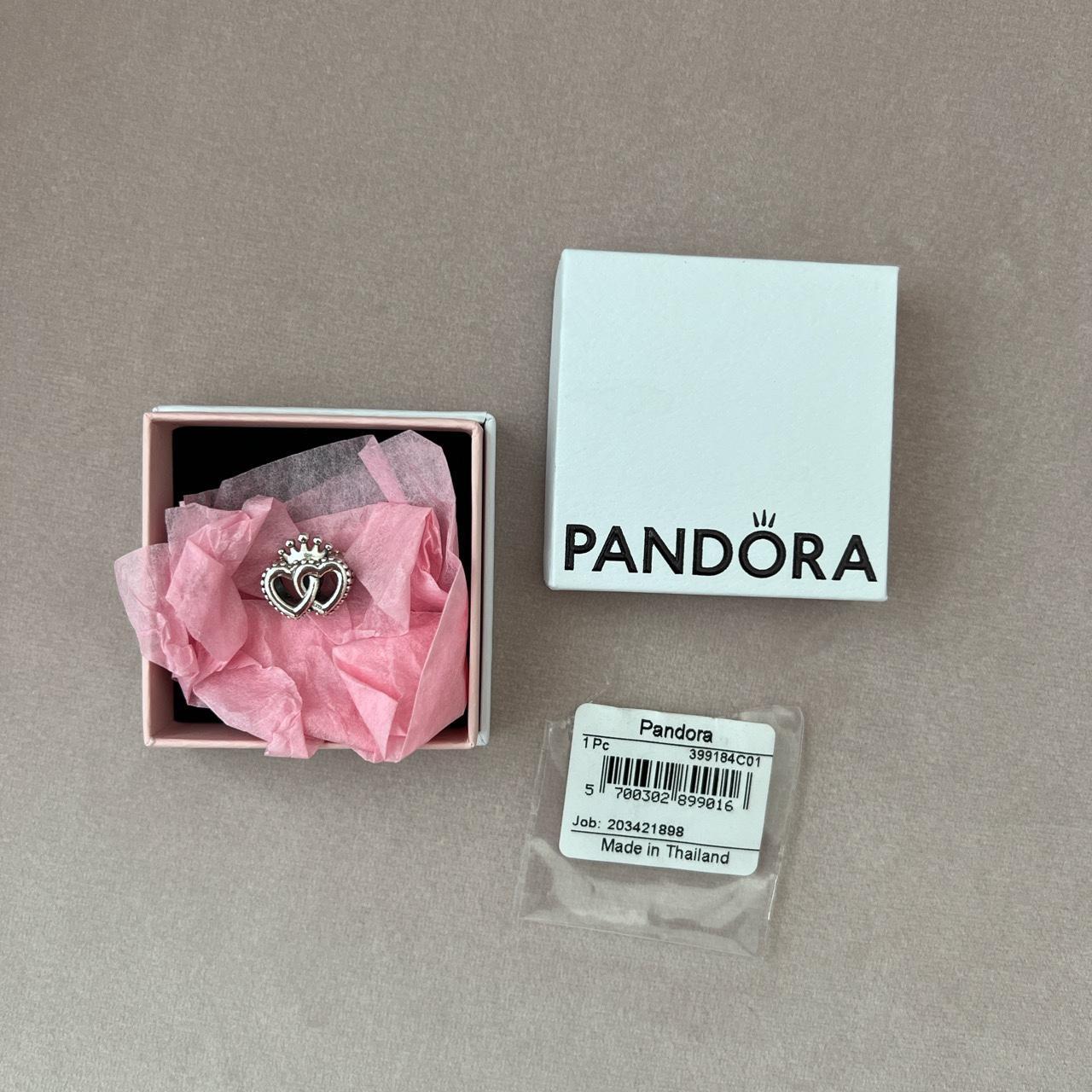 Pandora United Regal Hearts Charm # 797670 Like new... - Depop