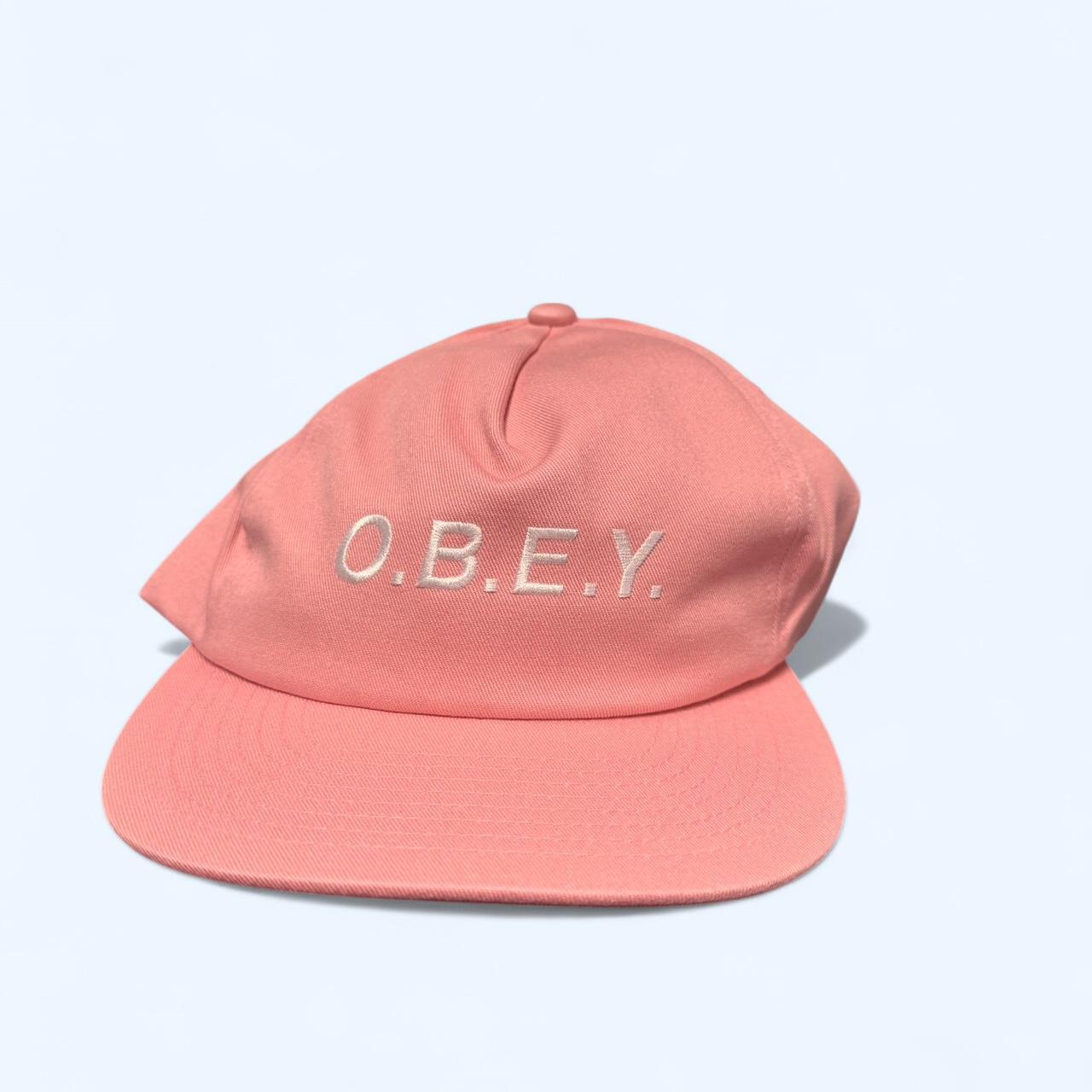 Obey pink skater cap One size New #obey #y2k... | Depop