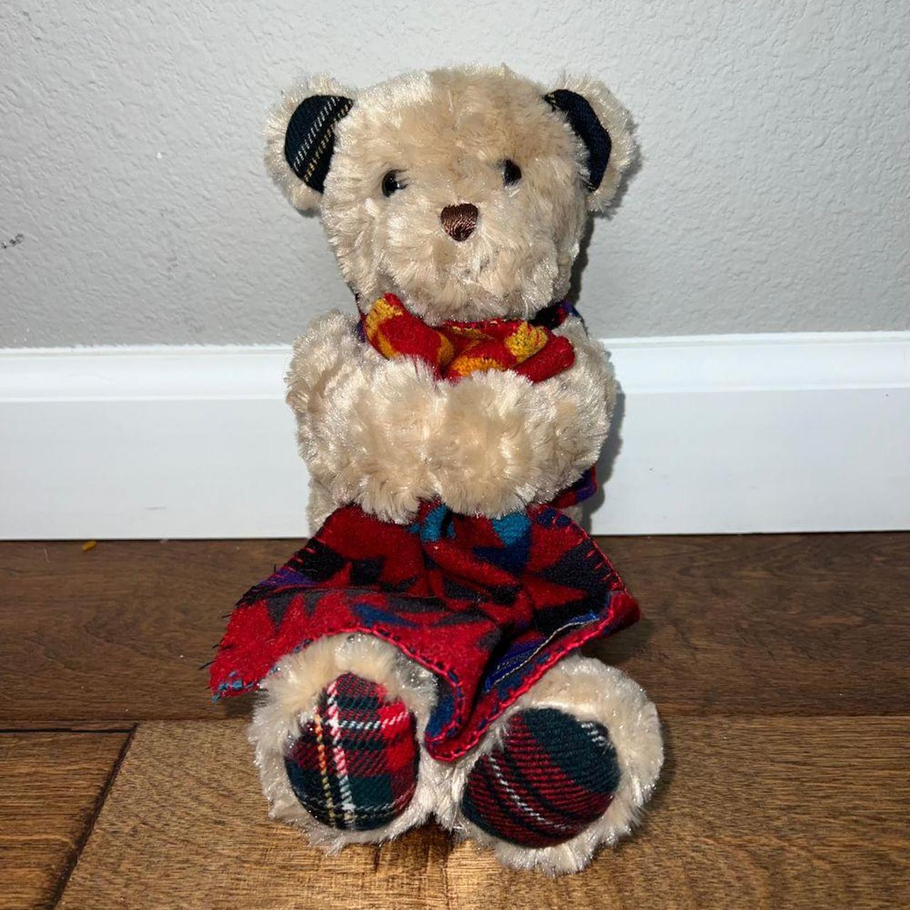 Pendleton by Gund Vintage Teddy Bear Plush Stuffed... | Depop