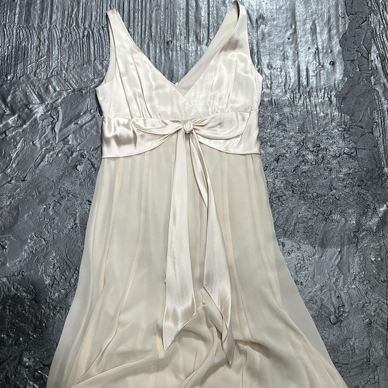 Maggy London Ivory Silk Dress Excellent Condition Depop