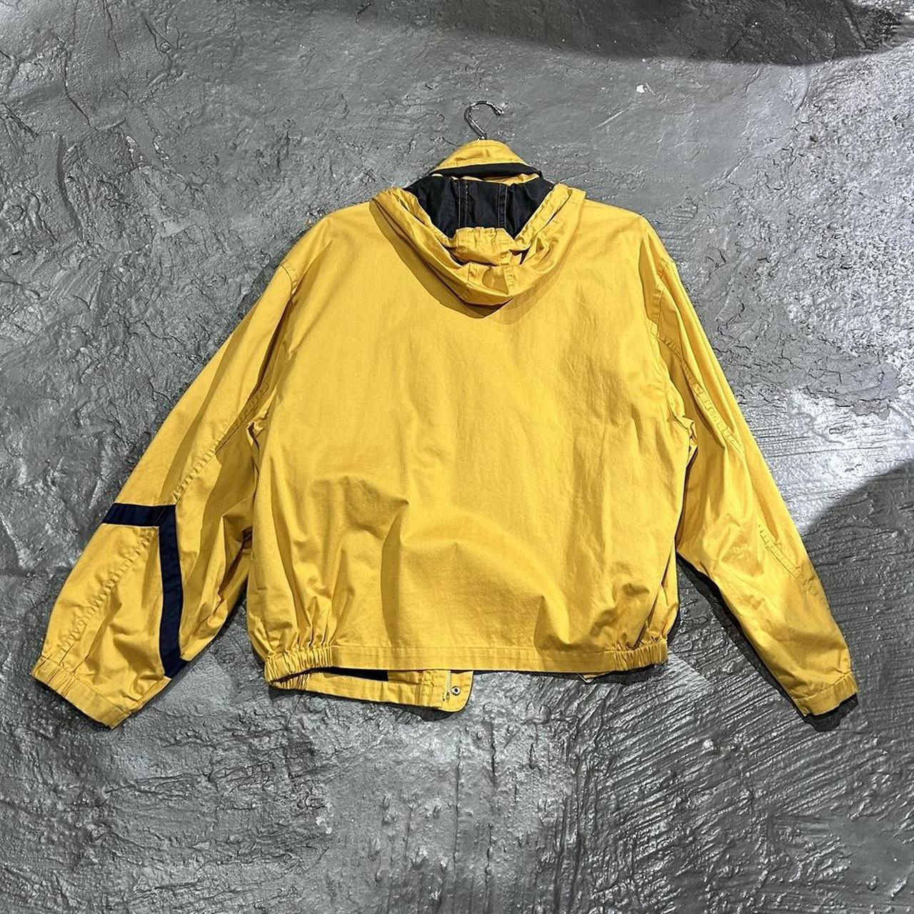 Nautica Men’s Yellow Wind Breaker Jacket -... - Depop