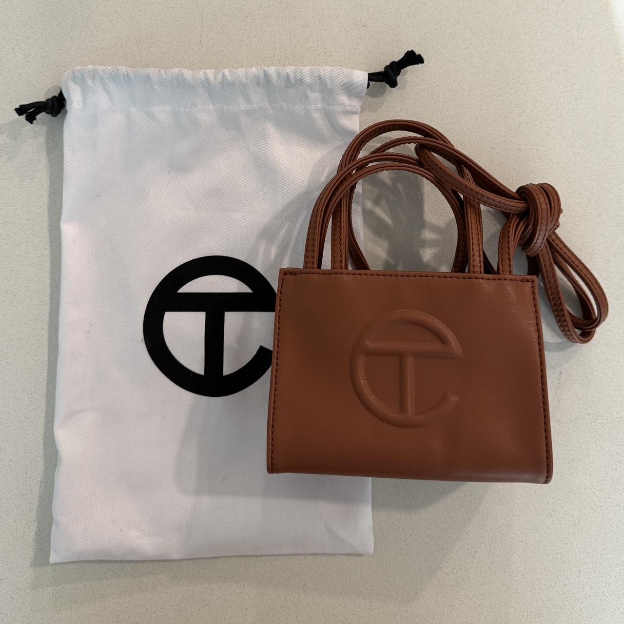 Brown Telfar mini bag | Depop