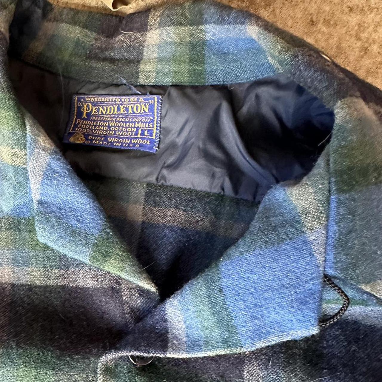 Vintage 70s Pendleton loop collar board shirt Nice... - Depop
