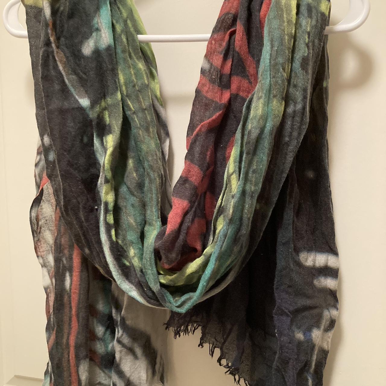 NWOT multi-colored Chihuly scarf #chihuly #artist - Depop