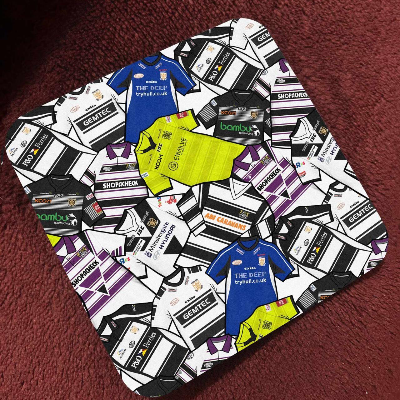 Hull FC Rugby League themed coaster, inspired by... - Depop