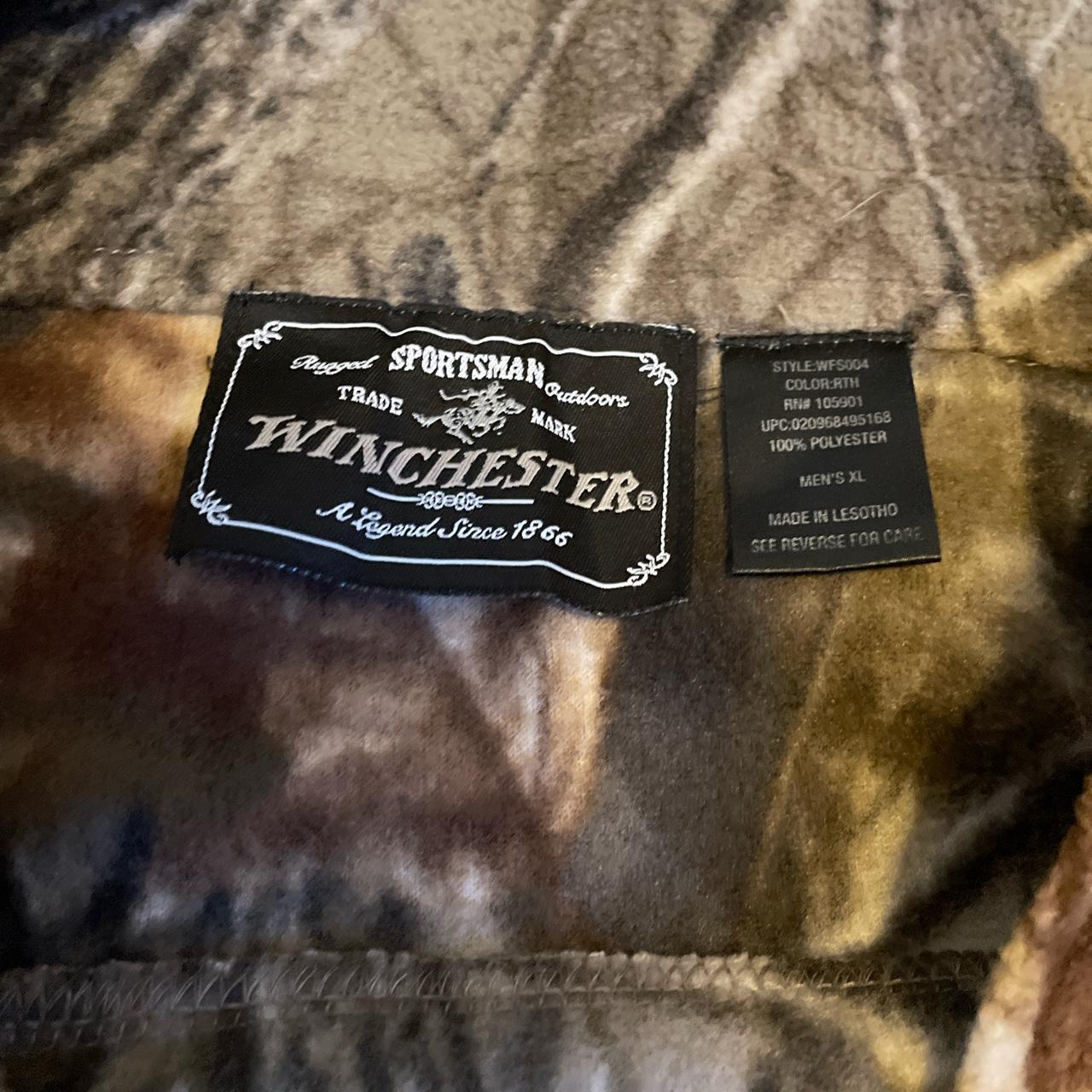 winchester camo button shirt size xlarge 2 AVAILABLE - Depop