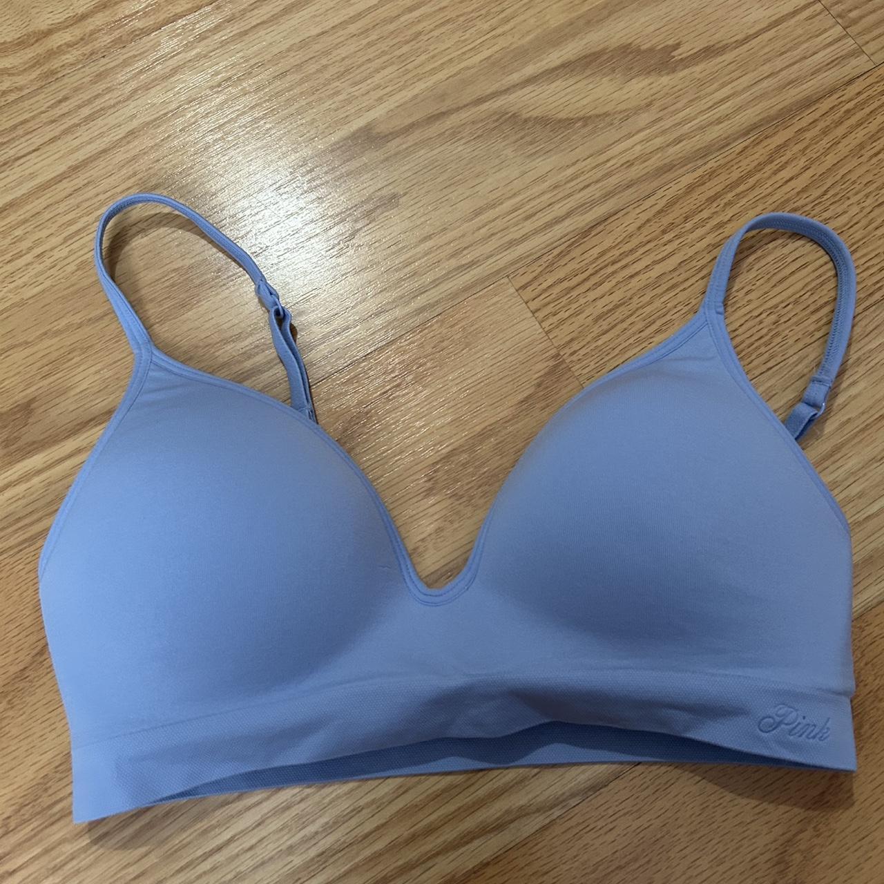 Victoria's Secret blue push-up bra #lingerie Size XS | Depop