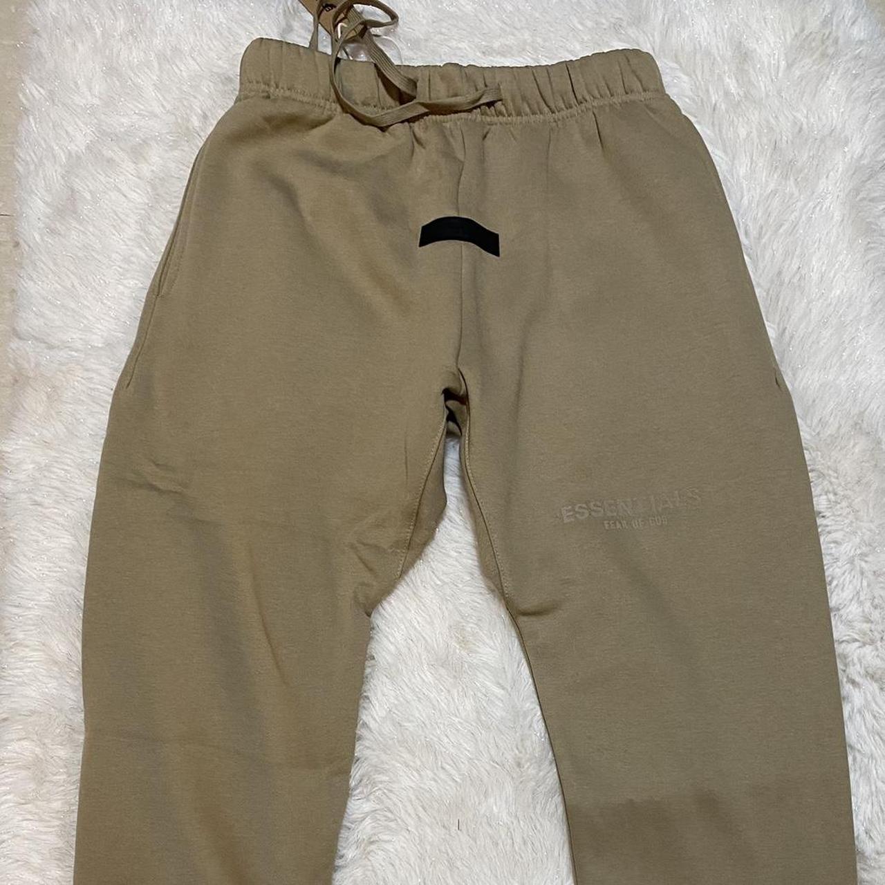 Essentials FOG Tan Pants (S) - Depop