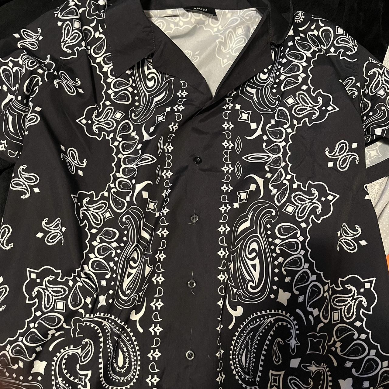 Amiri button up - Depop