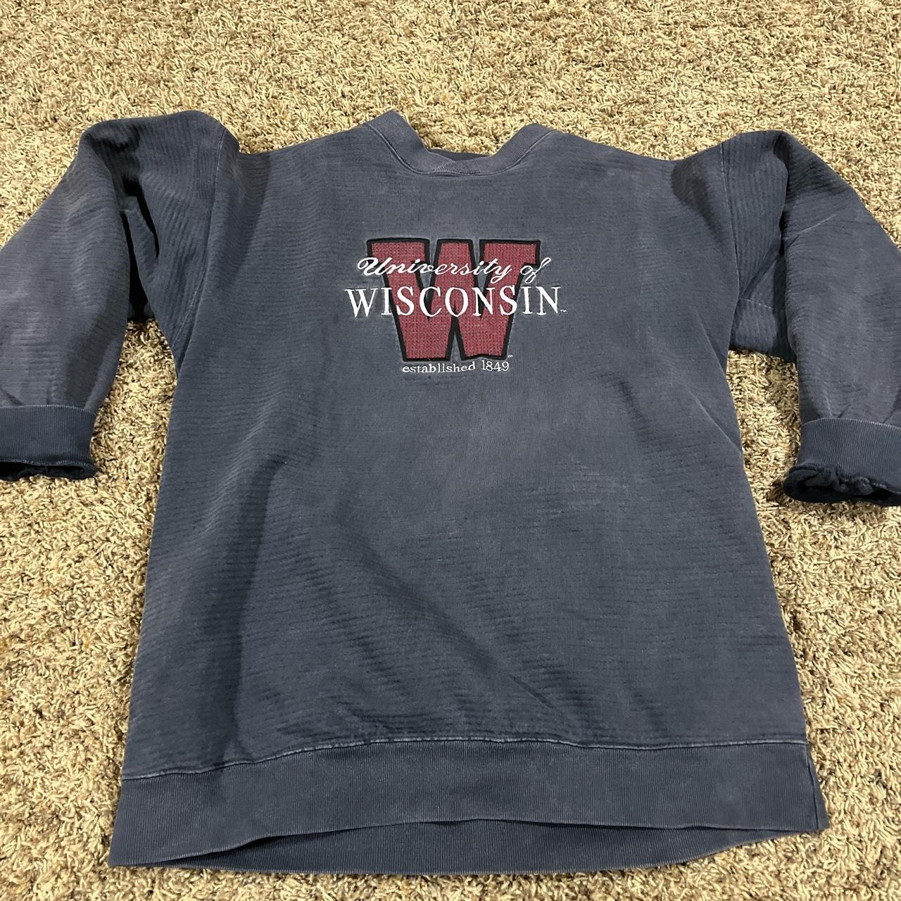 University of Wisconsin Crewneck - Depop