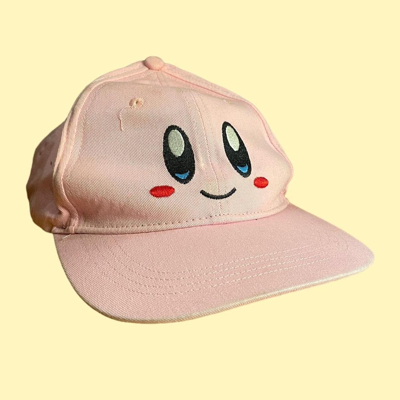 Pink Kirby baseball cap #kidcore #kirby #Pokémon... - Depop