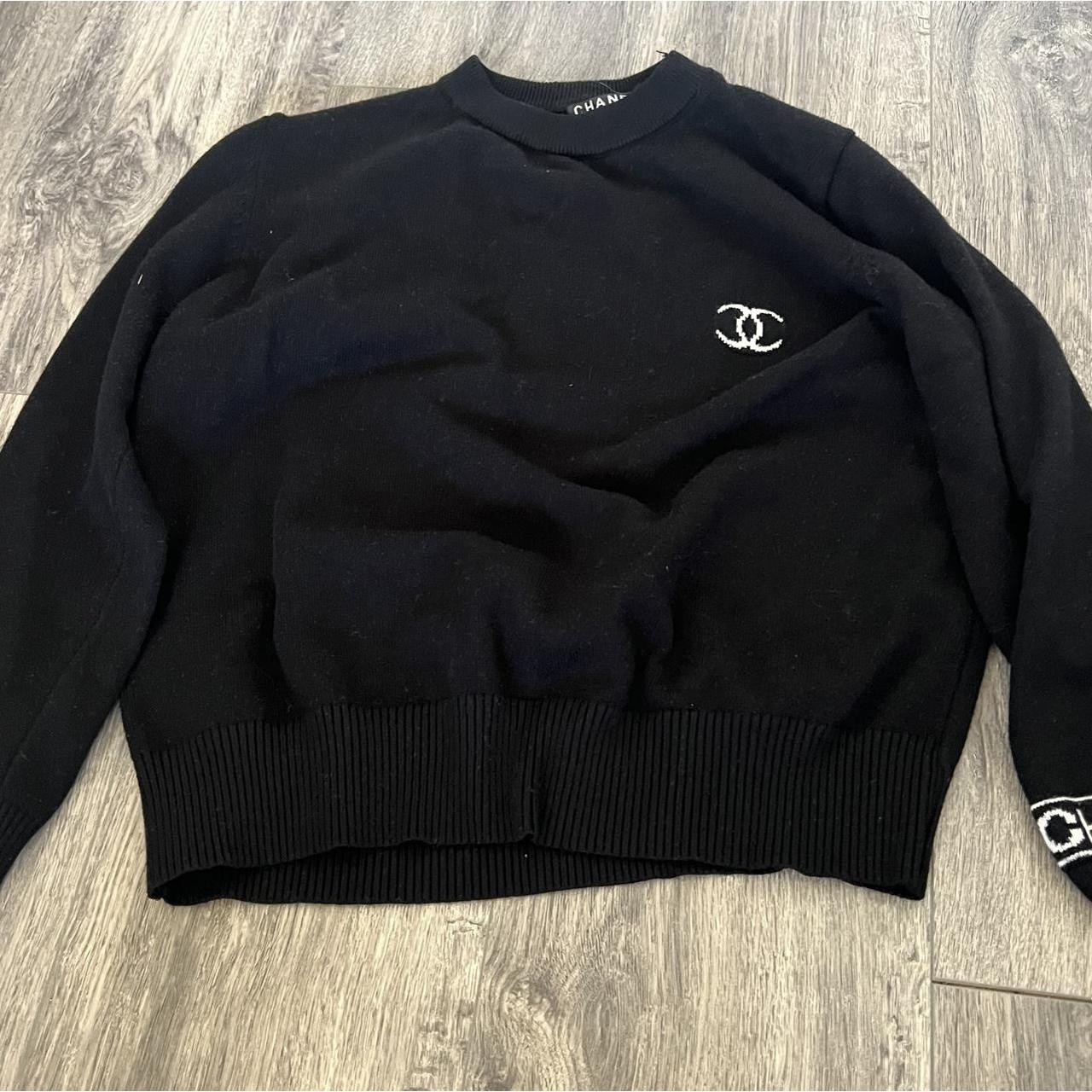 Chanel plain sweater Slight fuzz but nothing a lint... - Depop